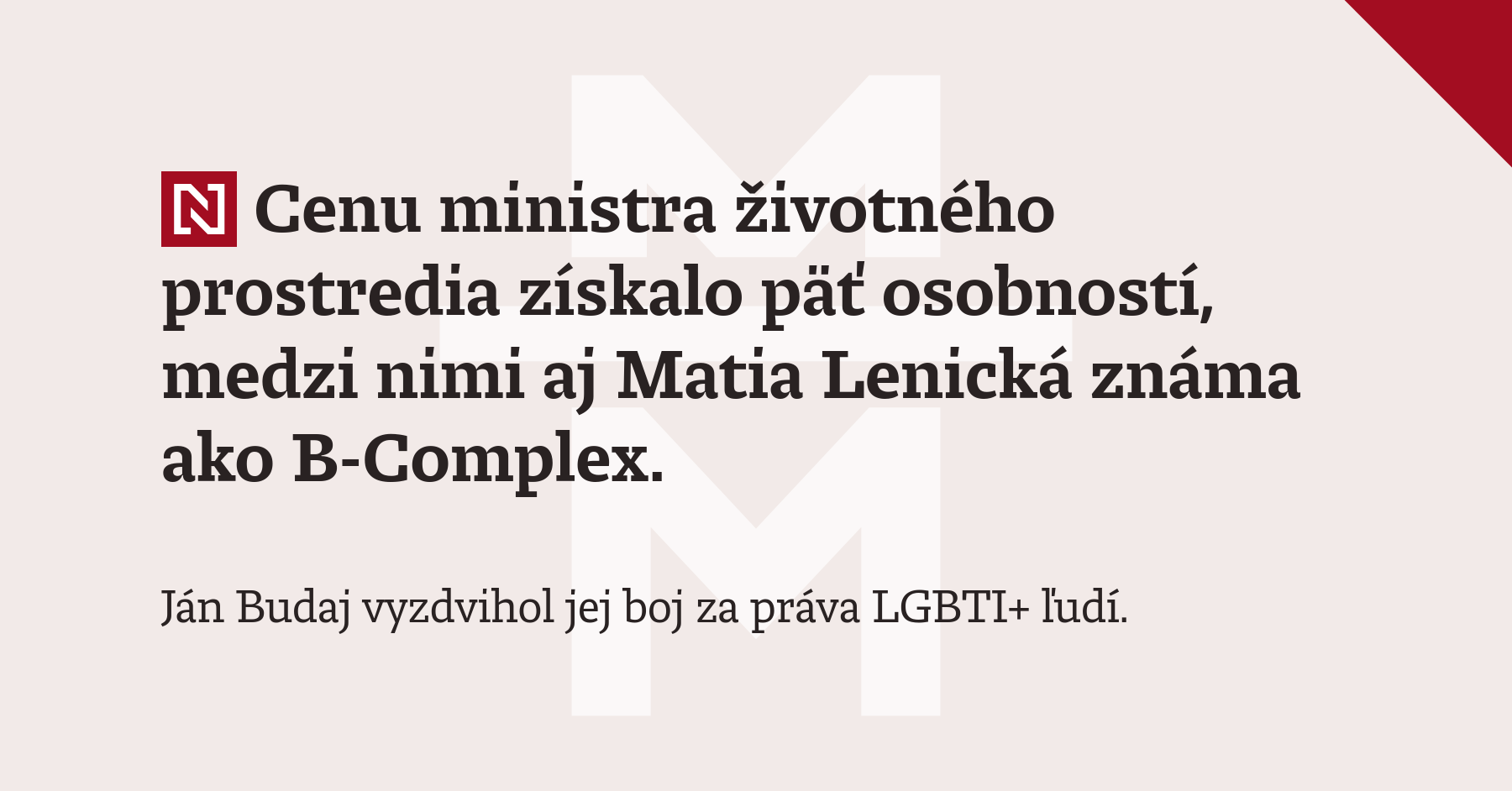 Cenu ministra životného prostredia získalo päť osobností, medzi nimi aj ...