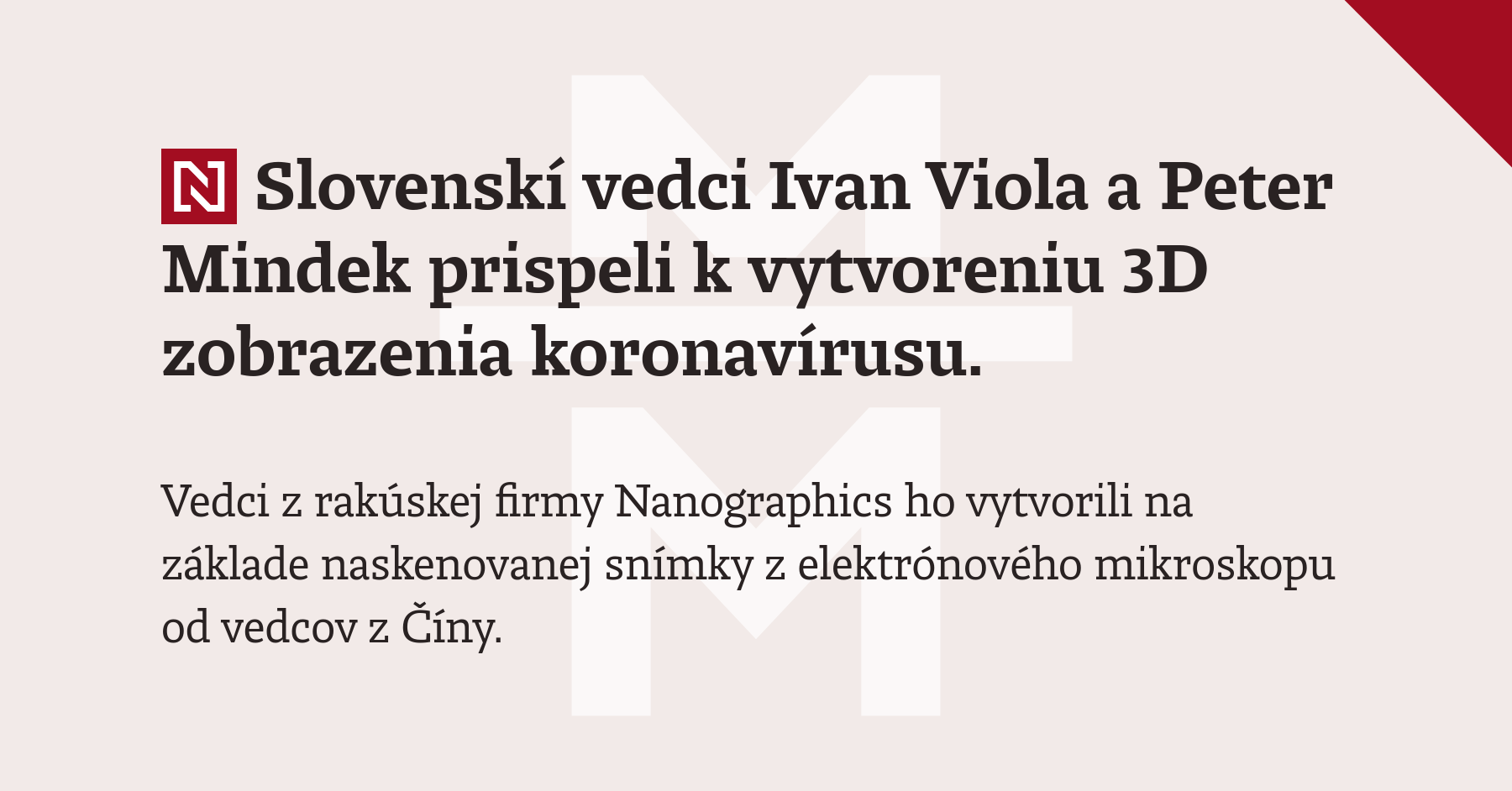 Slovenskí vedci Ivan Viola a Peter Mindek prispeli k vytvoreniu 3D ...