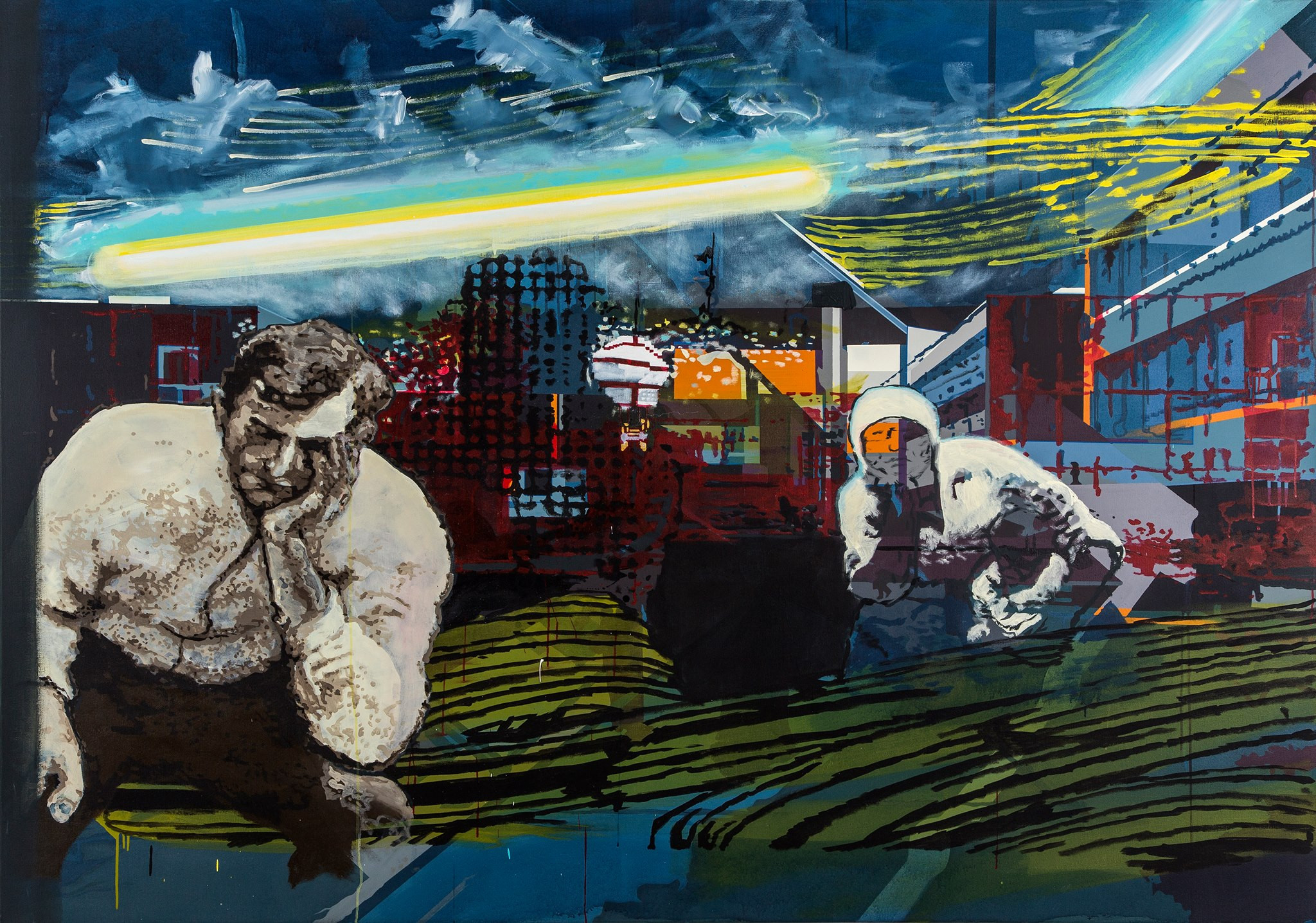 Dielo dňa: Slovenská rodina po voľbách. Maliar Peter Cvik si… - Denník N