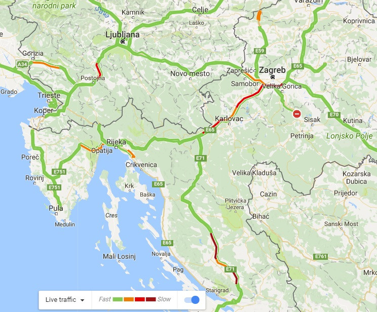 Jazdu do Chorvátska dnes vodičom komplikujú dopravné nehody a zápchy