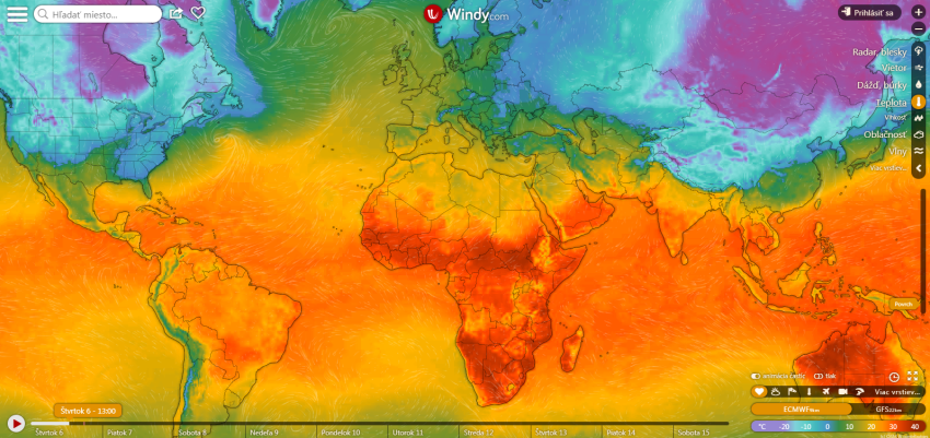 Veľká porcia máp, ktorých sa neprejete