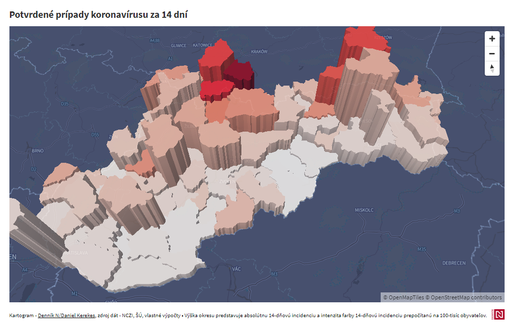 Situácia s koronavírusom sa rýchlo zhoršuje v okresoch okolo Oravy a ...