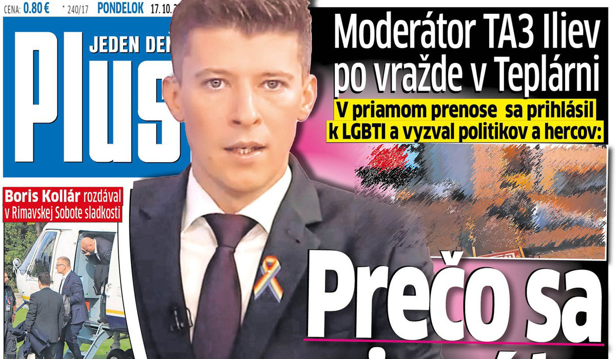 MediaBrífing: Pluska dala na titulku novín fotku obetí streľby v ...