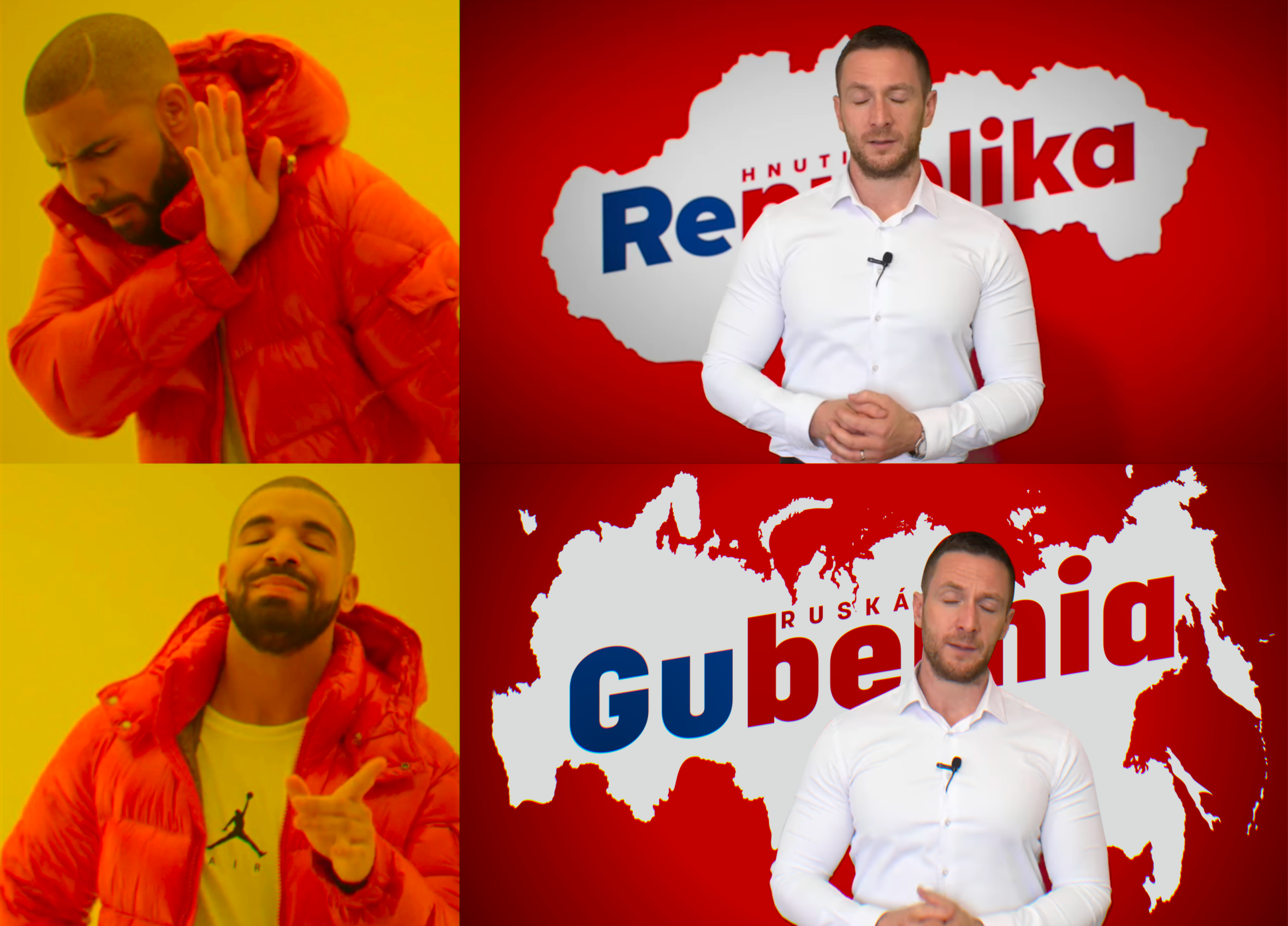 Ako ľudia bojujú o demokraciu: Český grafik vyrába meme proti Republike ...