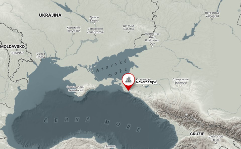 Ukrajina zaútočila námornými dronmi na základňu v Novorossijsku, tvrdí ...