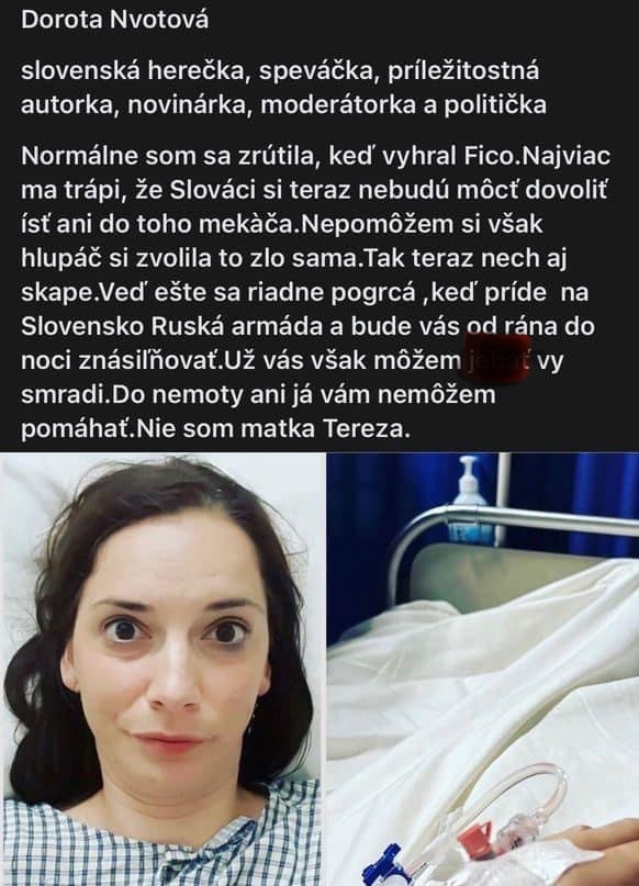 Strana Demokrati upozornila na nepravdivý príspevok o svojej členke ...