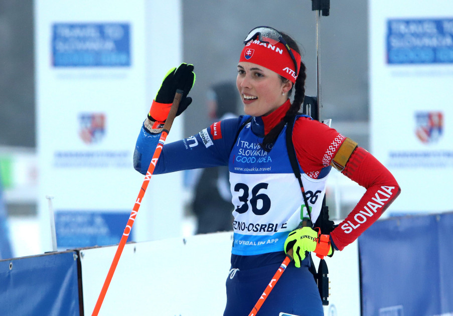Slovenská biatlonistka Ema Kapustová získala bronz na majstrovstvách ...