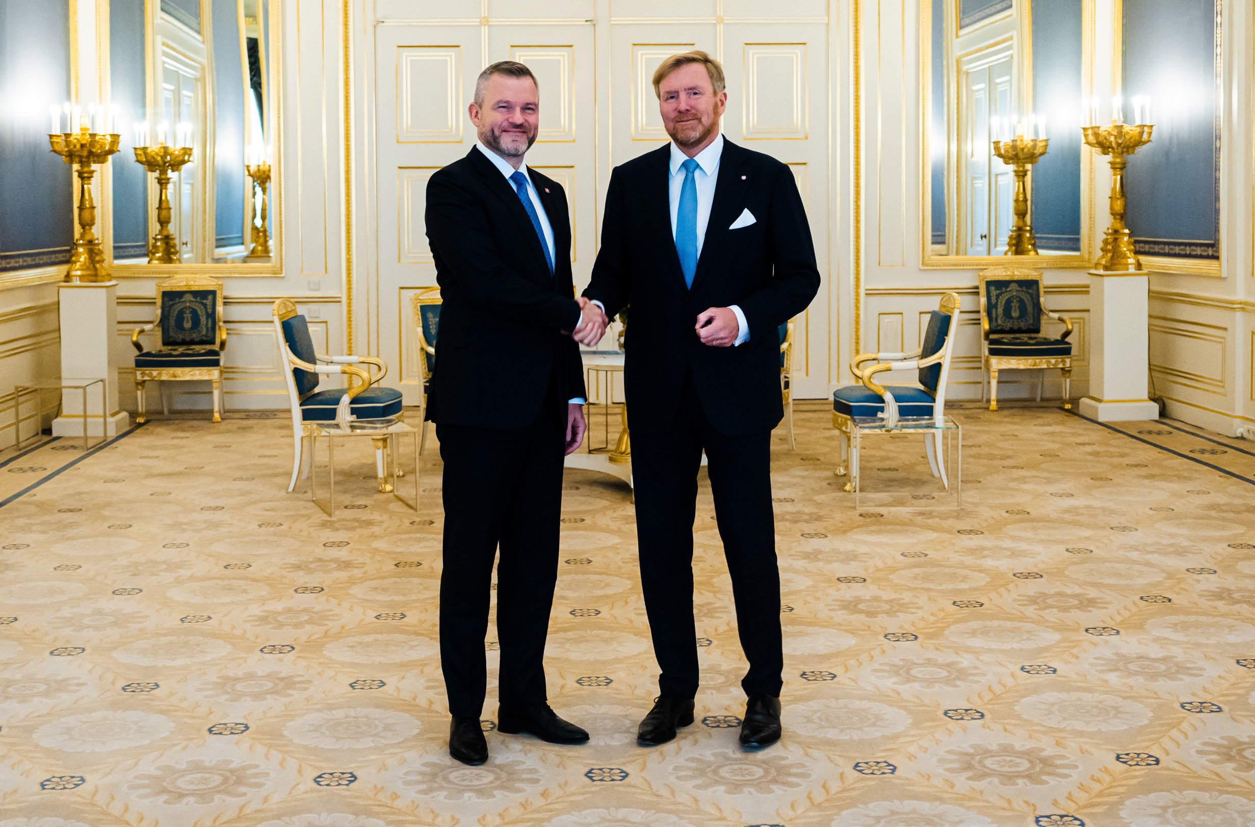 Prezident Peter Pellegrini sa v Haagu stretol s holandským kráľom ...